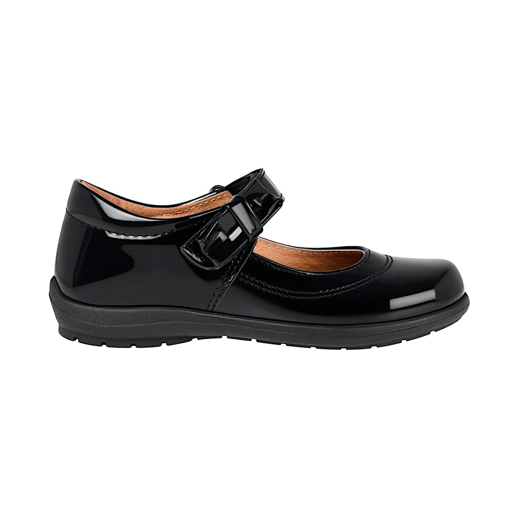ZAPATOS ESCOLARES NIÑA STYLO 7615 CHAROL NEGRO 18-21 – Stylo México