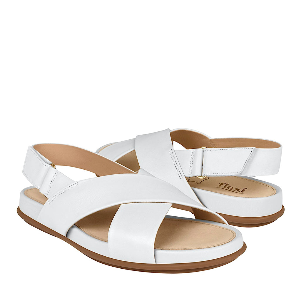 SANDALIAS DAMA FLEXI 133603 PIEL BLANCO – Stylo México