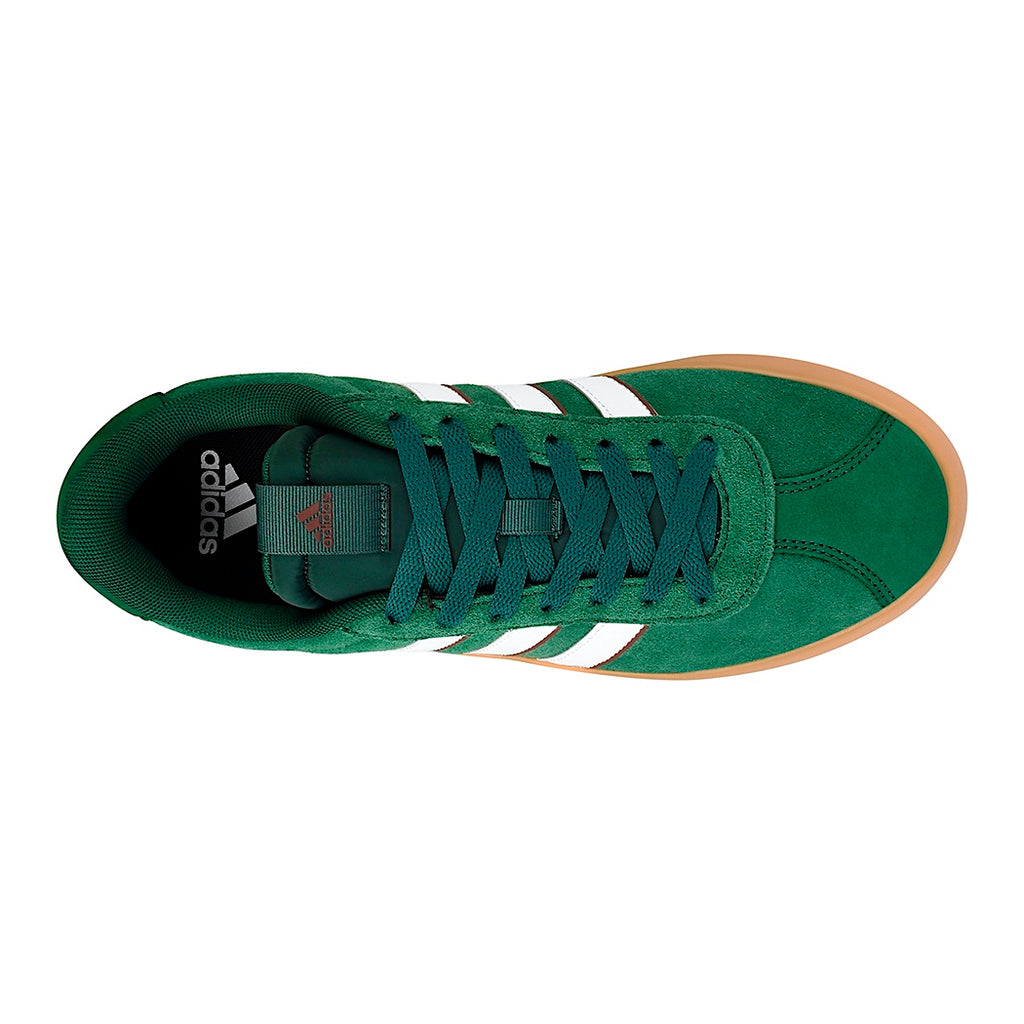 TENIS CABALLERO ADIDAS VL COURT 3.0 IH4790 GAMUZA VERDE – Stylo México