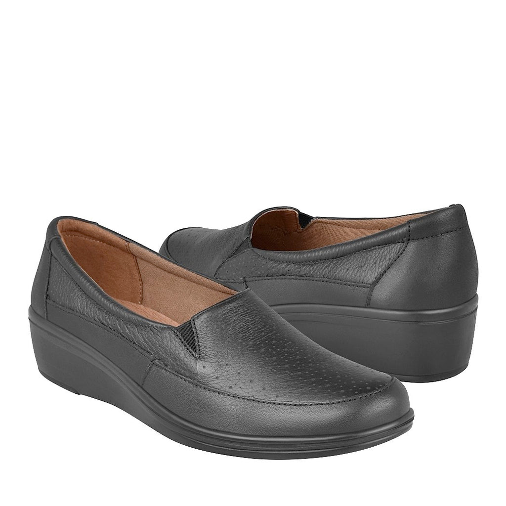 ZAPATOS CLÁSICOS PARA MUJER FLEXI 45601 PIEL NEGRO – Stylo México