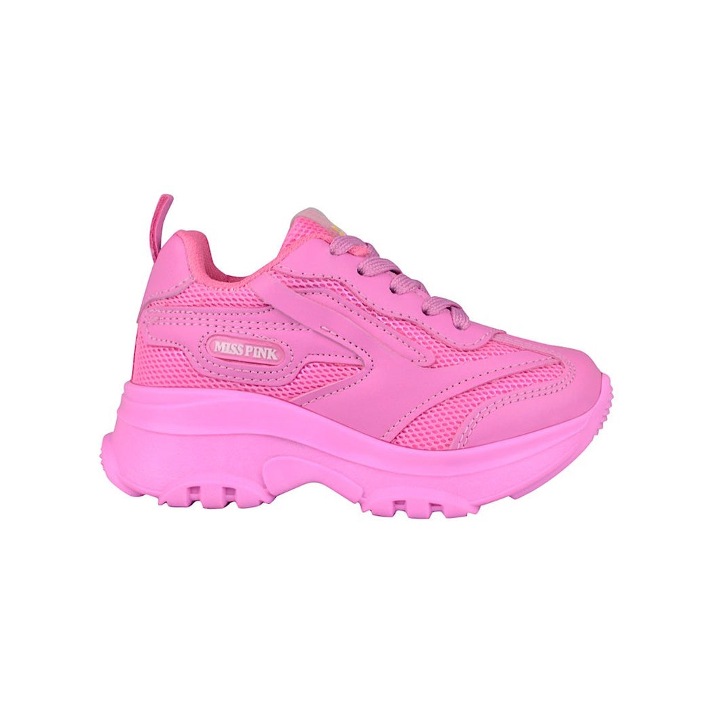 TENIS CASUALES NIÑA MISS PINK POCKET TEXTIL ROSA – Stylo México